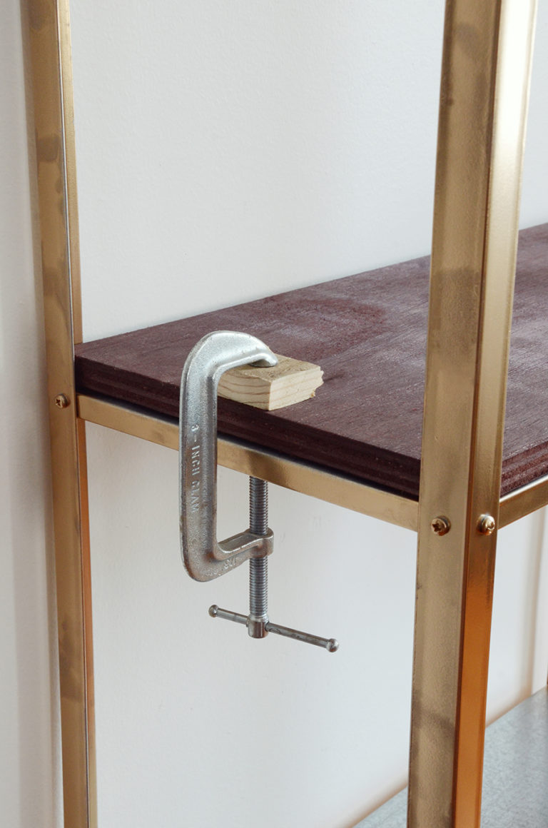 IKEA HYLLIS Hack: A Utilitarian Shelf Goes Rustic Glam - Curbly