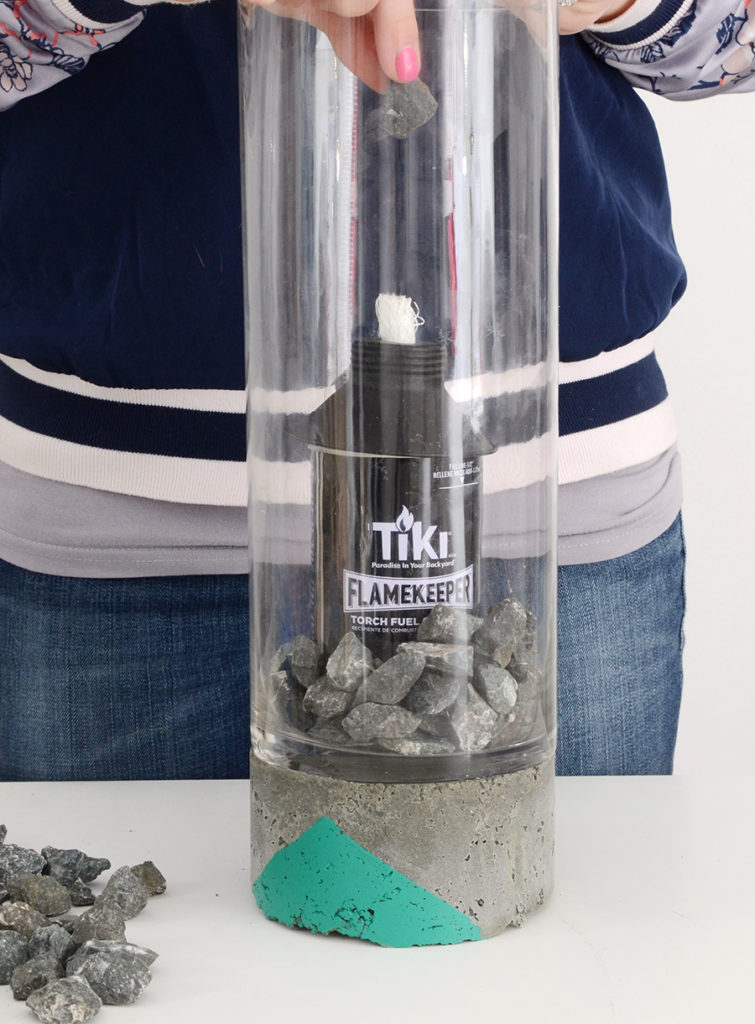 DIY Concrete Fire Column For Your Backyard - Curbly