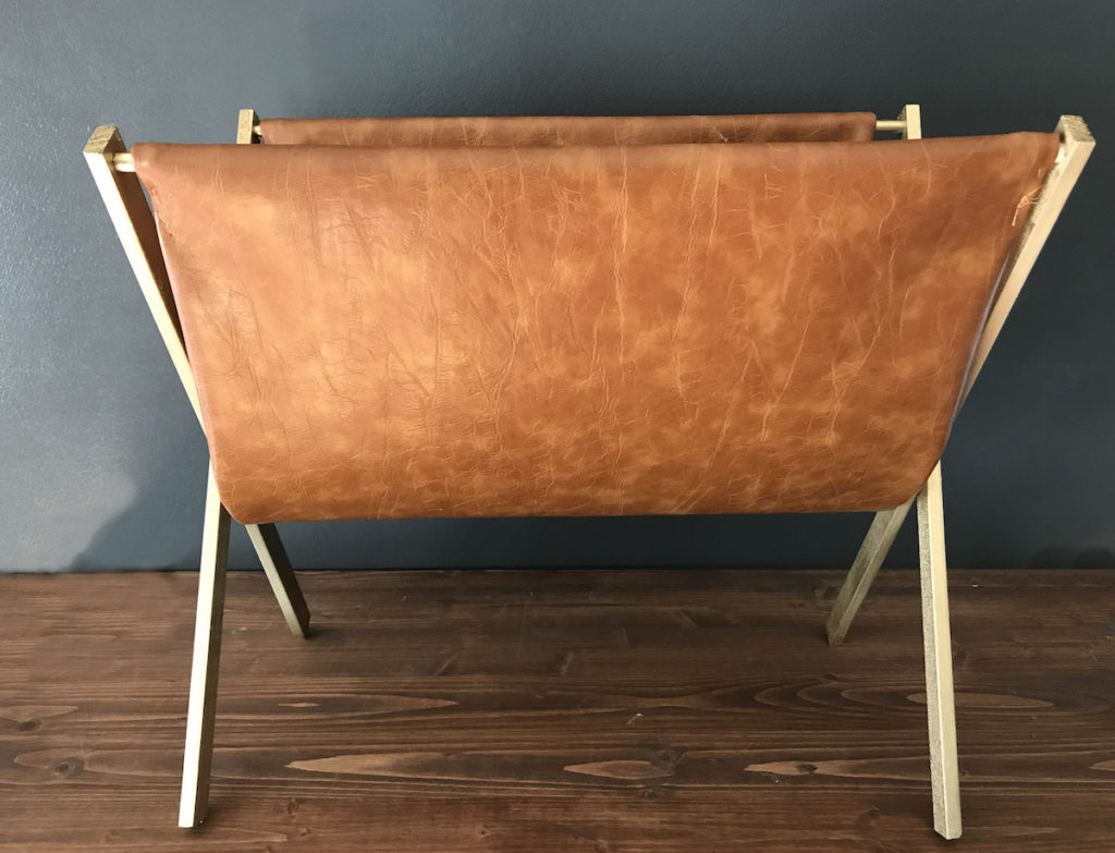 How to: Repurpose an Old Drying Rack into a Stylish Magazine Rack - Curbly