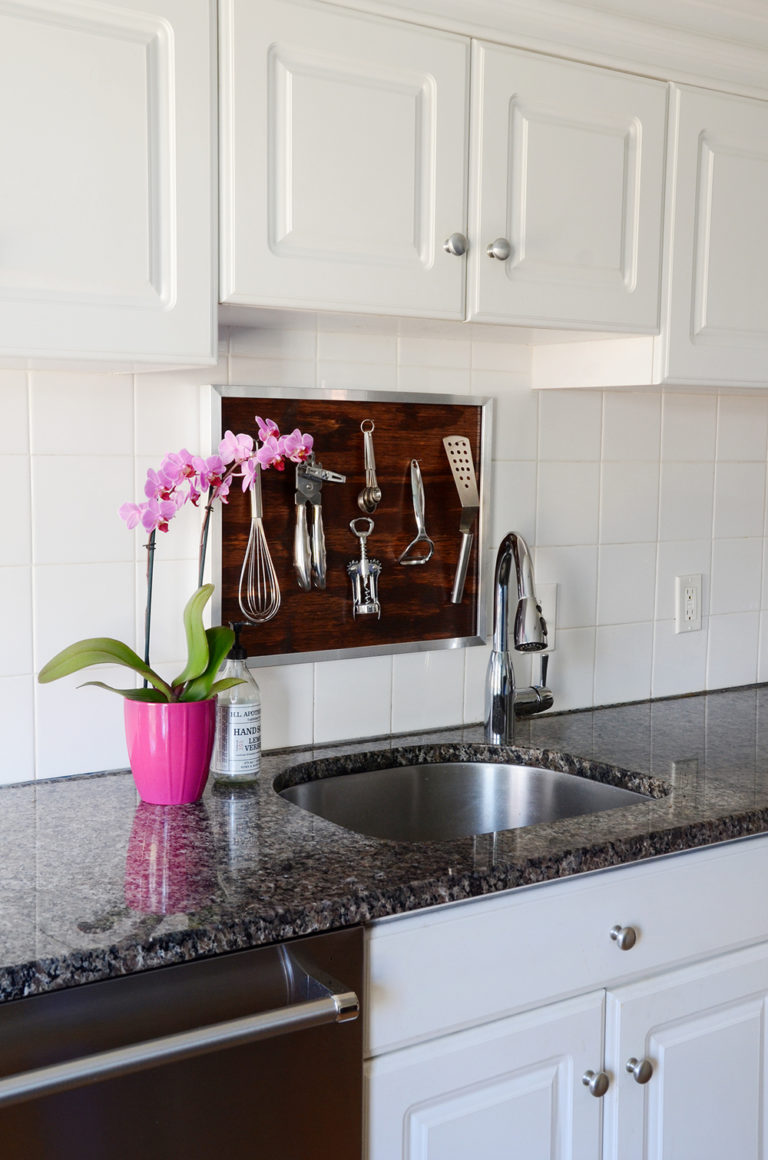 How-To: Easy DIY Kitchen Utensil Wall Art - Curbly