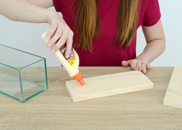 Elegant DIY Wood and Glass Trough Vase - Curbly