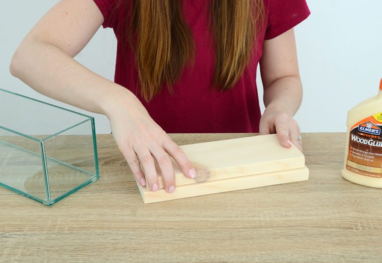 Elegant DIY Wood and Glass Trough Vase - Curbly