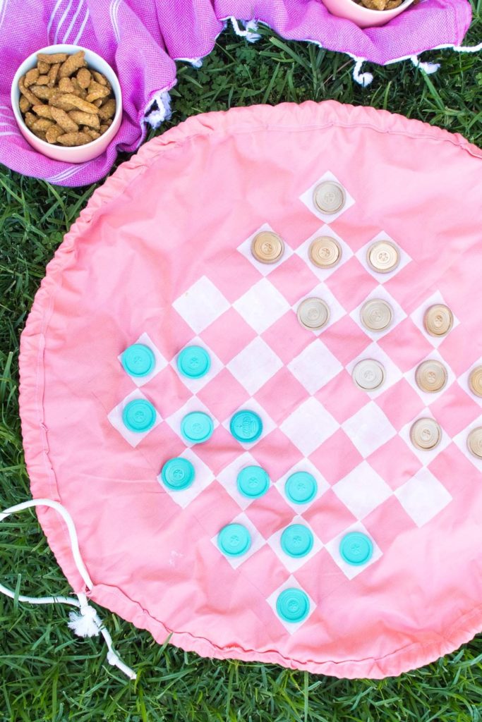 Sew It! DIY Travel Checkers in a Bag - Curbly