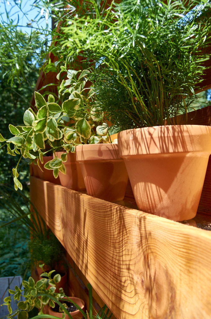 How to: Make a Modern, Floating Outdoor Plant Wall - Curbly