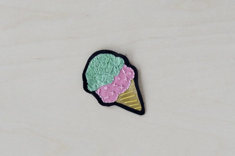 Custom Patches Three Ways - Make This Ice Cream Flair!