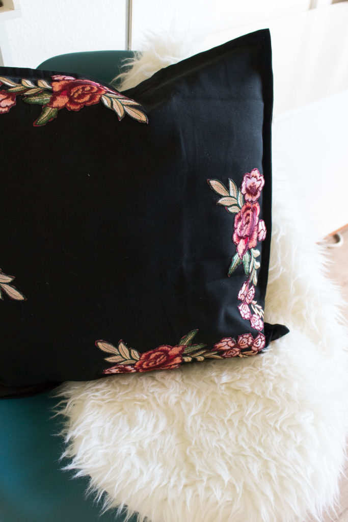 5-Minute DIY! Update any Pillow with Floral Patches - Curbly