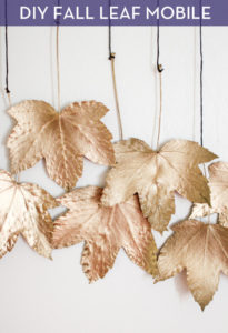 How to: Make a Decorative Leaf Mobile - Curbly