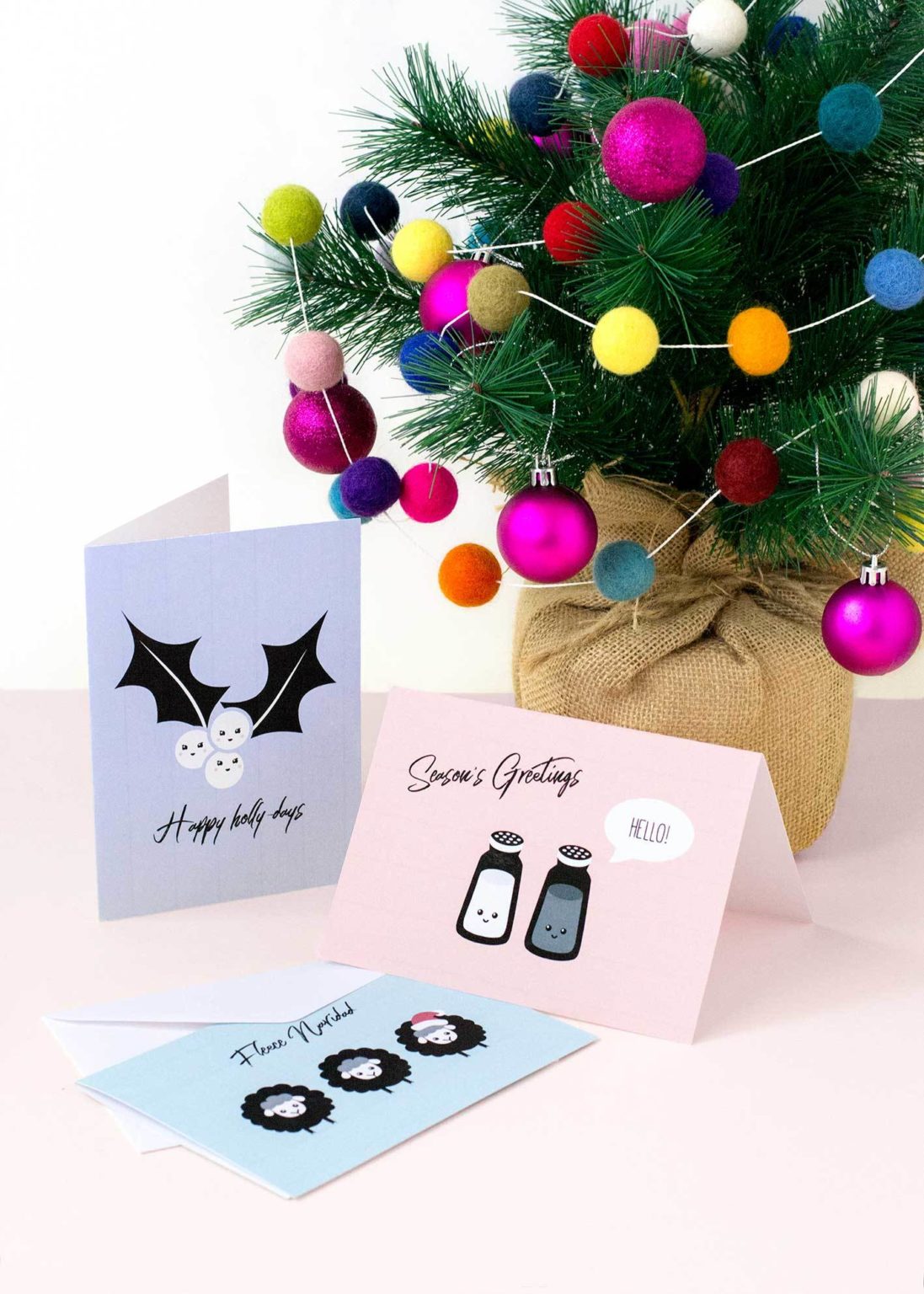 Punny Christmas Cards | Print Your Own Silly Greeting Cards