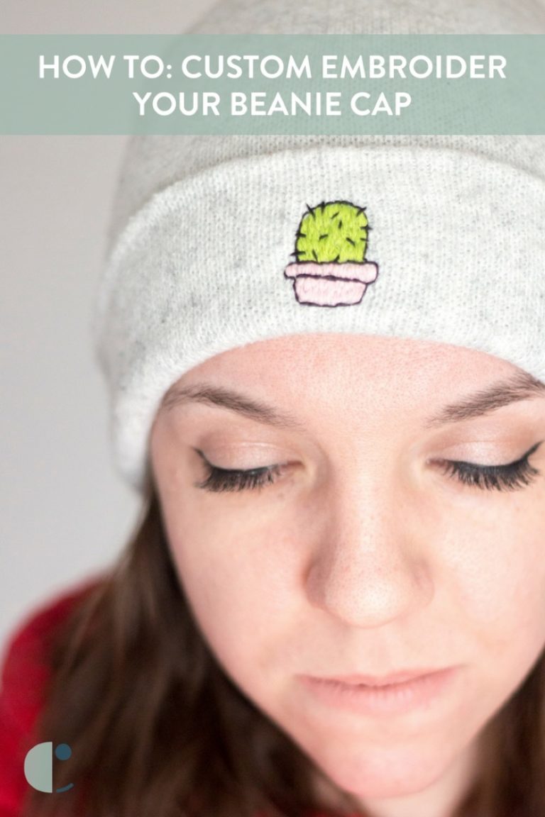 Embroidered Beanie DIY | Make this Quick, Cute Update to Your Cap