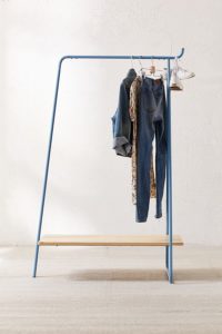 Rolling Clothing Rack Tutorial, A.K.A., Double Your Wardrobe Space
