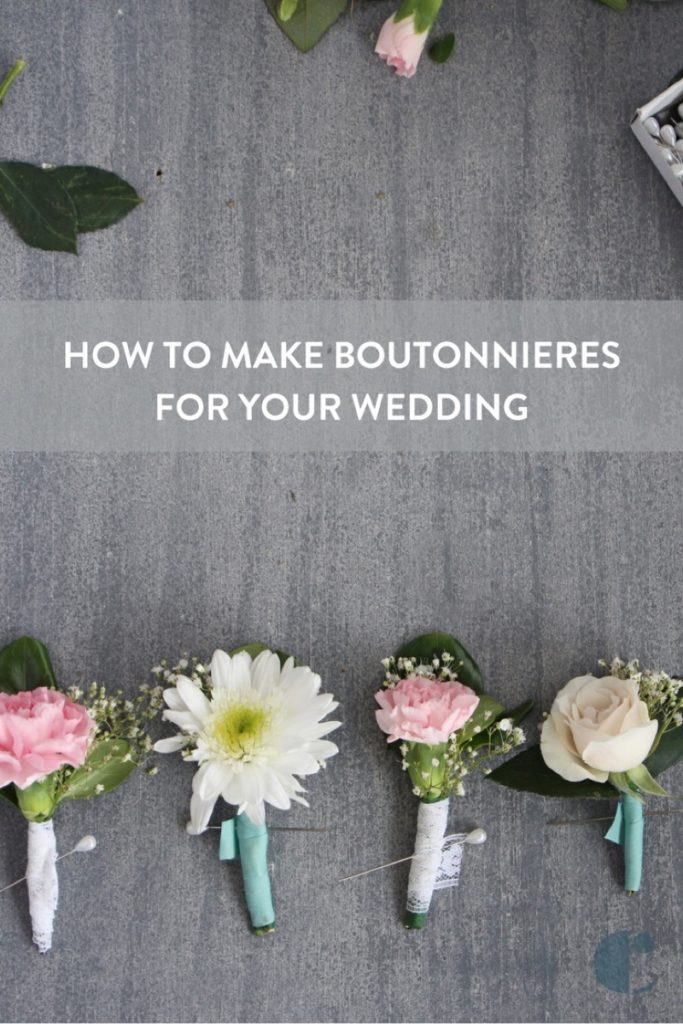 How to Make a Boutonniere for Your Wedding Day