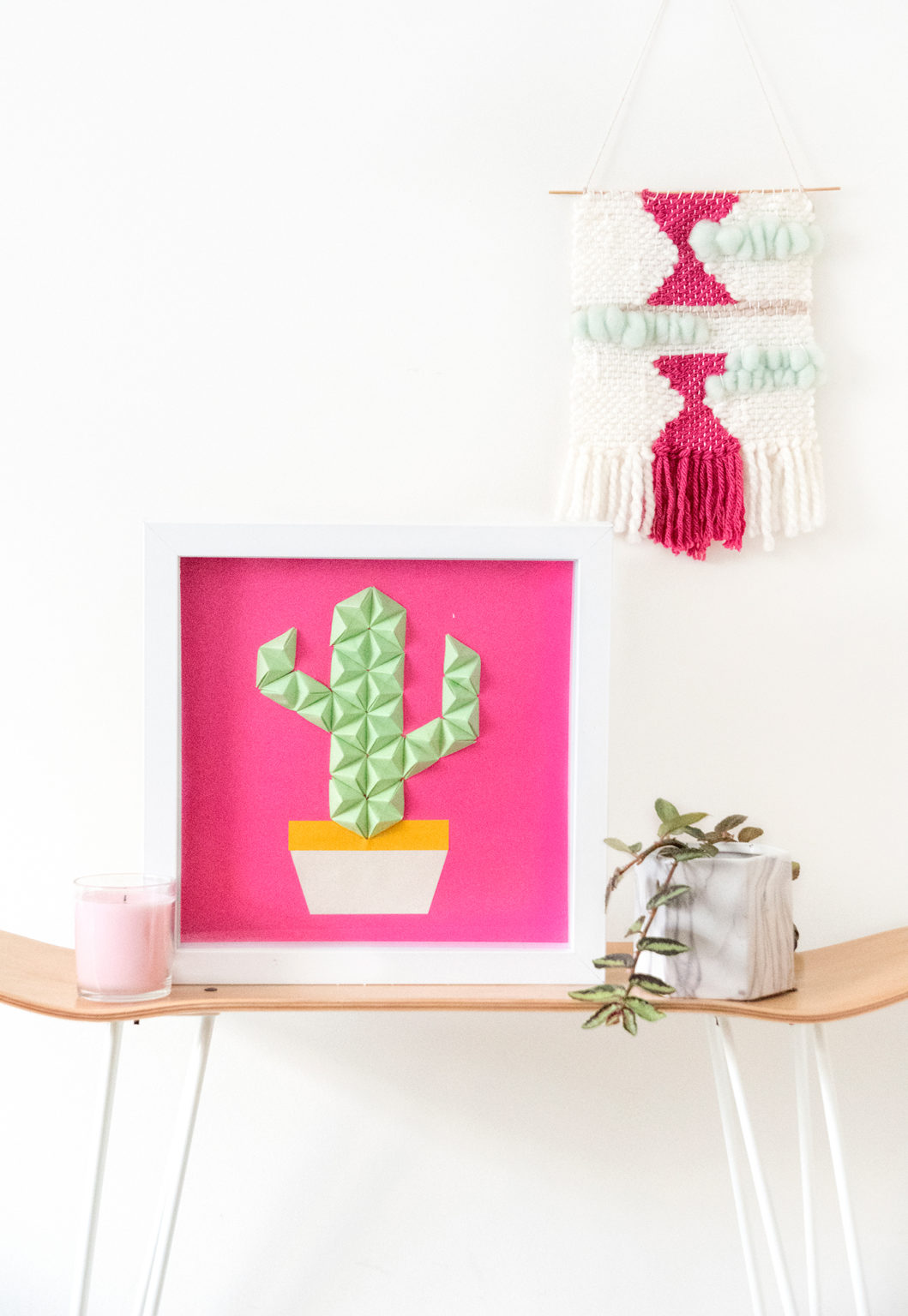 Make This: Easy DIY Origami Wall Art in Under 30 Minutes! - Curbly