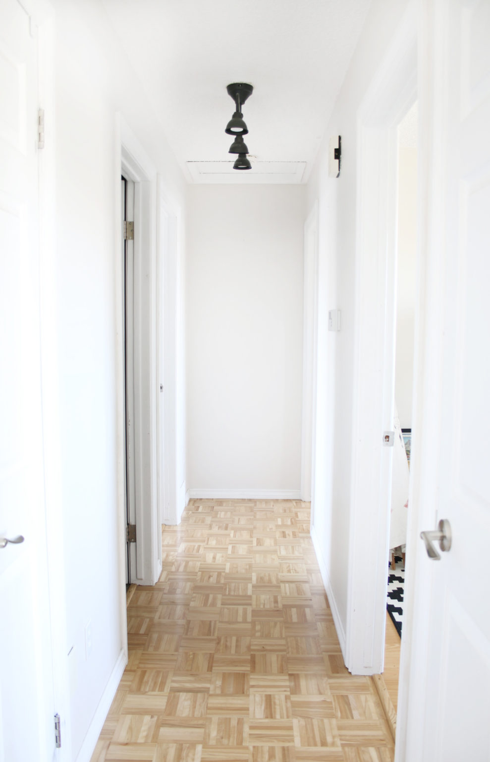 A Small Hallway Gets a Minimal Makeover - Curbly