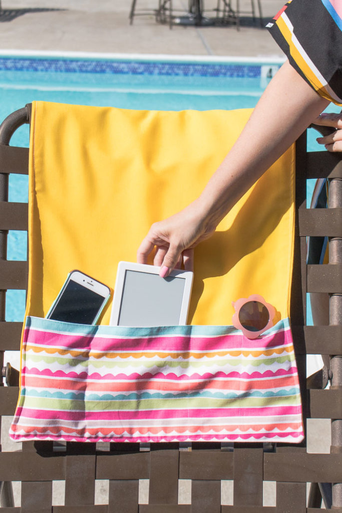 How to Sew a Pool Lounger Organizer this Summer