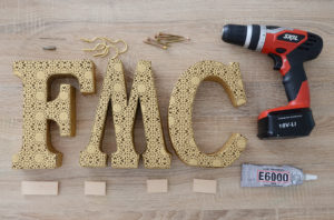 Easy DIY Monogram Letter Hooks - Curbly