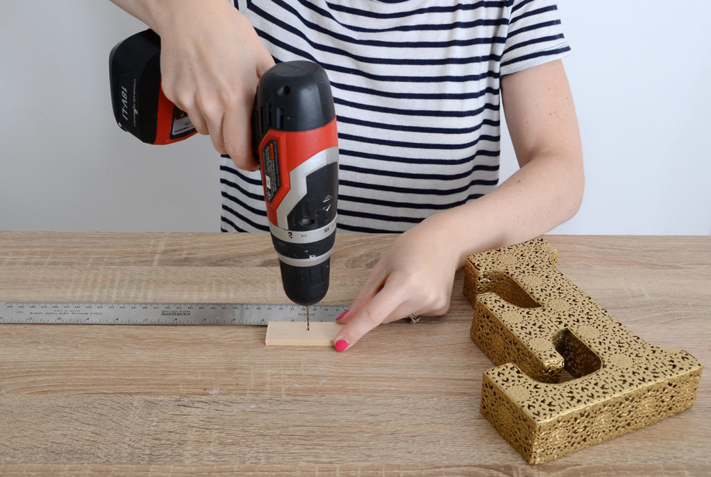 Easy DIY Monogram Letter Hooks - Curbly