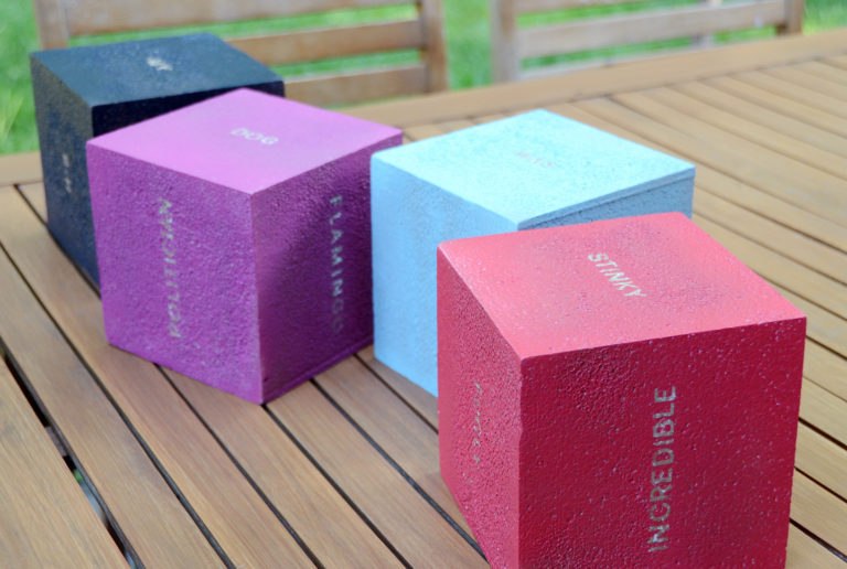 Make It: Easy DIY Giant Word Dice - Curbly