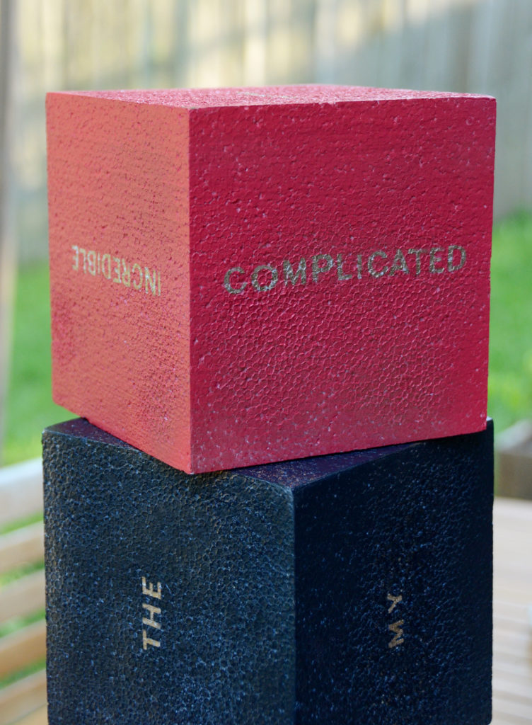 Make It: Easy DIY Giant Word Dice - Curbly