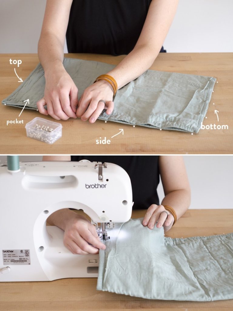 DIY Backpack Using an Old Pillowcase | Make This Cute Drawstring Bag!