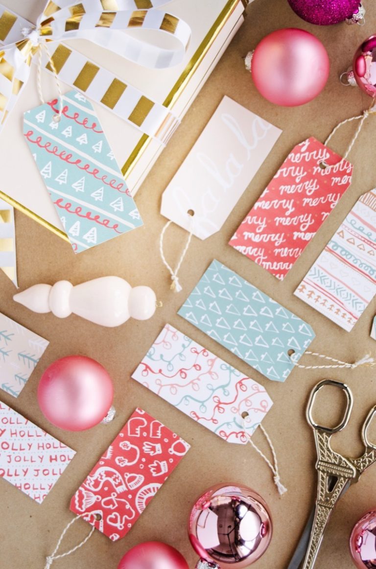 Printable Gift Tags for the Holidays | Free to Download!