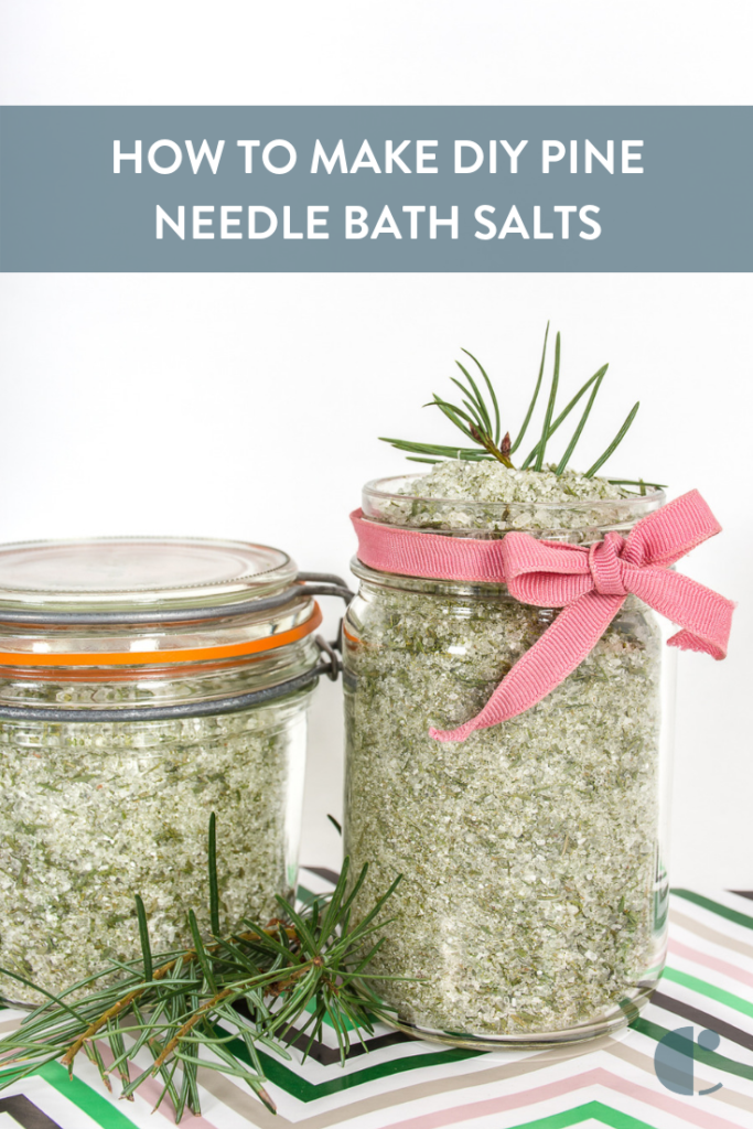 Relax with Fragrant Christmas Tree Bath Salts