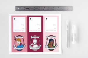 Printable Valentines Featuring Badass Women throughout History