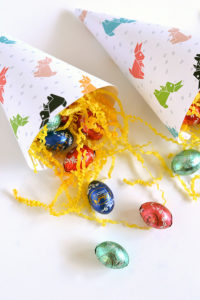 Make it: Printable Easter Cones - Curbly
