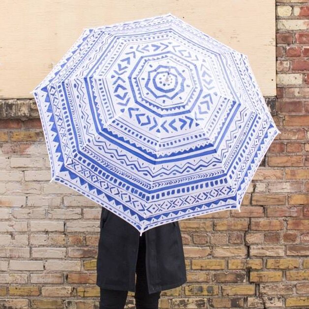 Painted Umbrella Tutorial - Make a Waterproof Work of Art