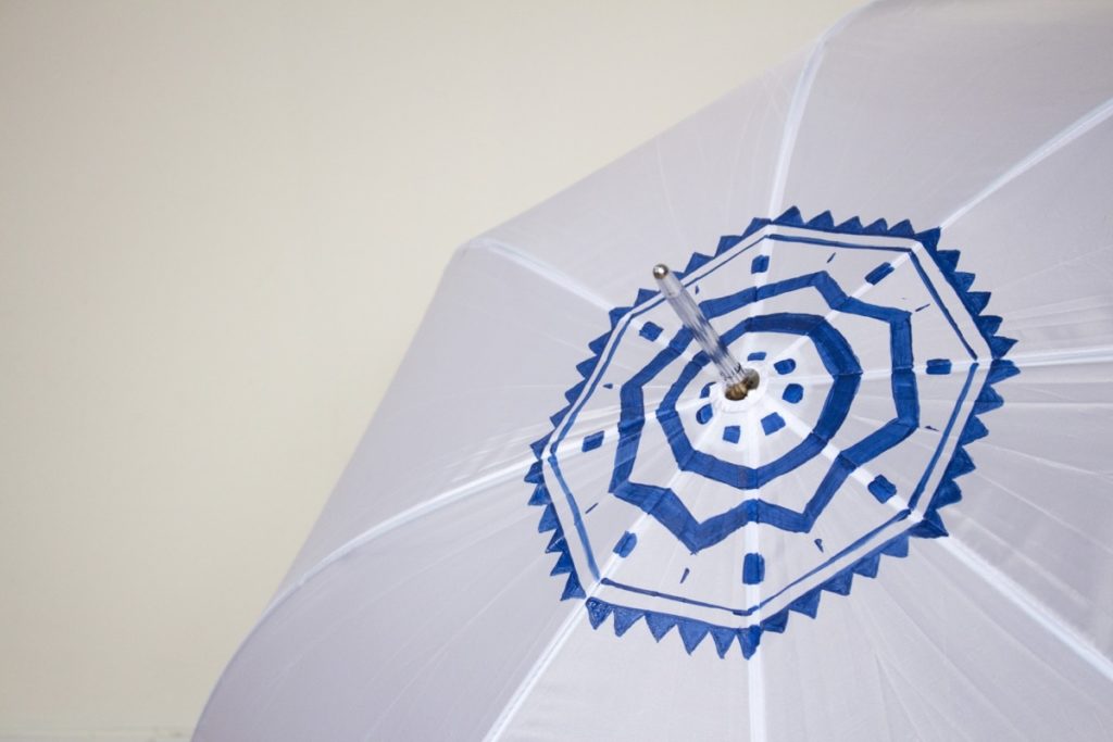 Painted Umbrella Tutorial - Make a Waterproof Work of Art