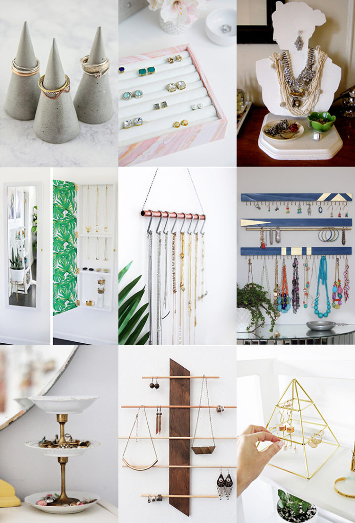 DIY Jewelry Organizer Mega Roundup | Conquer the Clutter