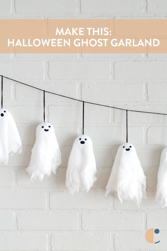 Halloween Ghost Garland You Can Easily Make