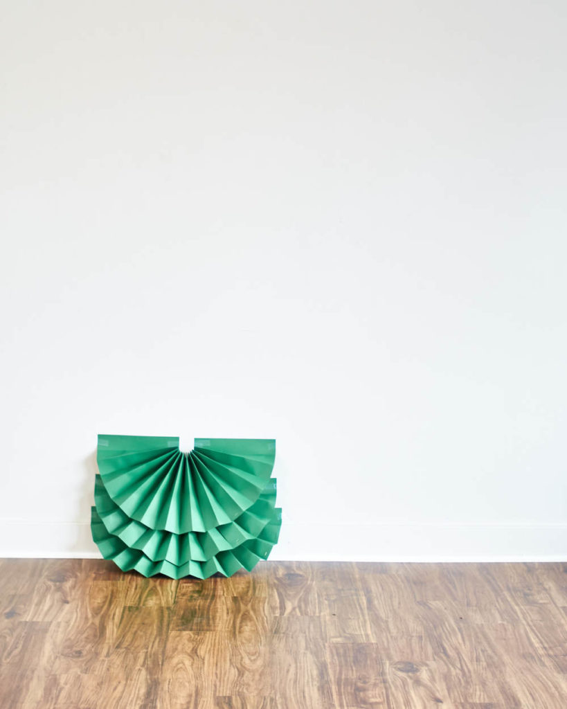 Make It! DIY Life-Sized Folded Paper Christmas Tree - Curbly