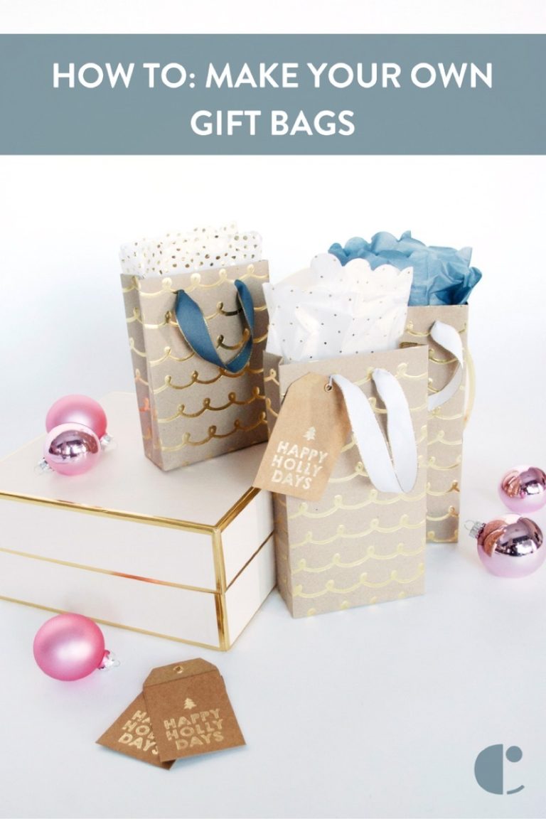How to make a gift bag out of wrapping paper | 3 Easy Steps