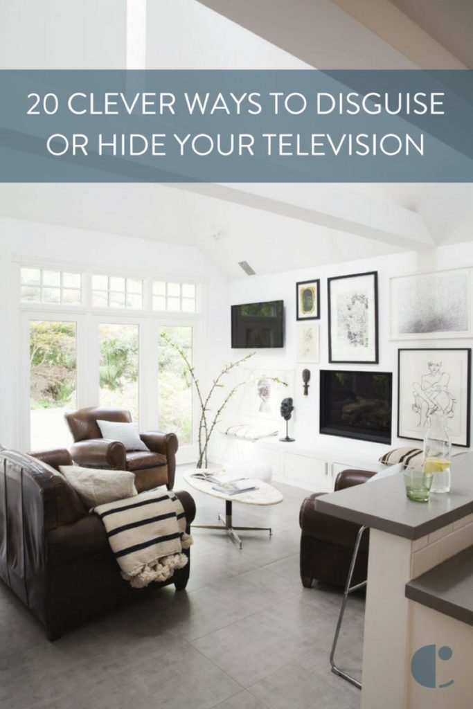 Hidden TV Tricks: 20 Ways to Decorate Around Or Disguise your TV