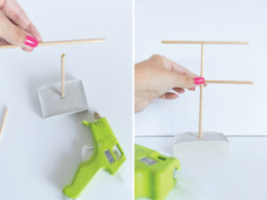 Organize Dangling Earrings with this DIY Concrete Earring Tree - Curbly