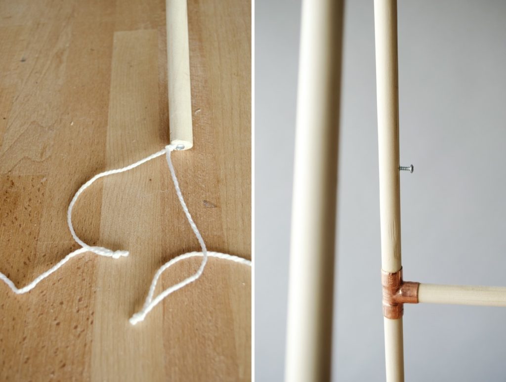 Make This: DIY Minimal Clothes Drying Rack