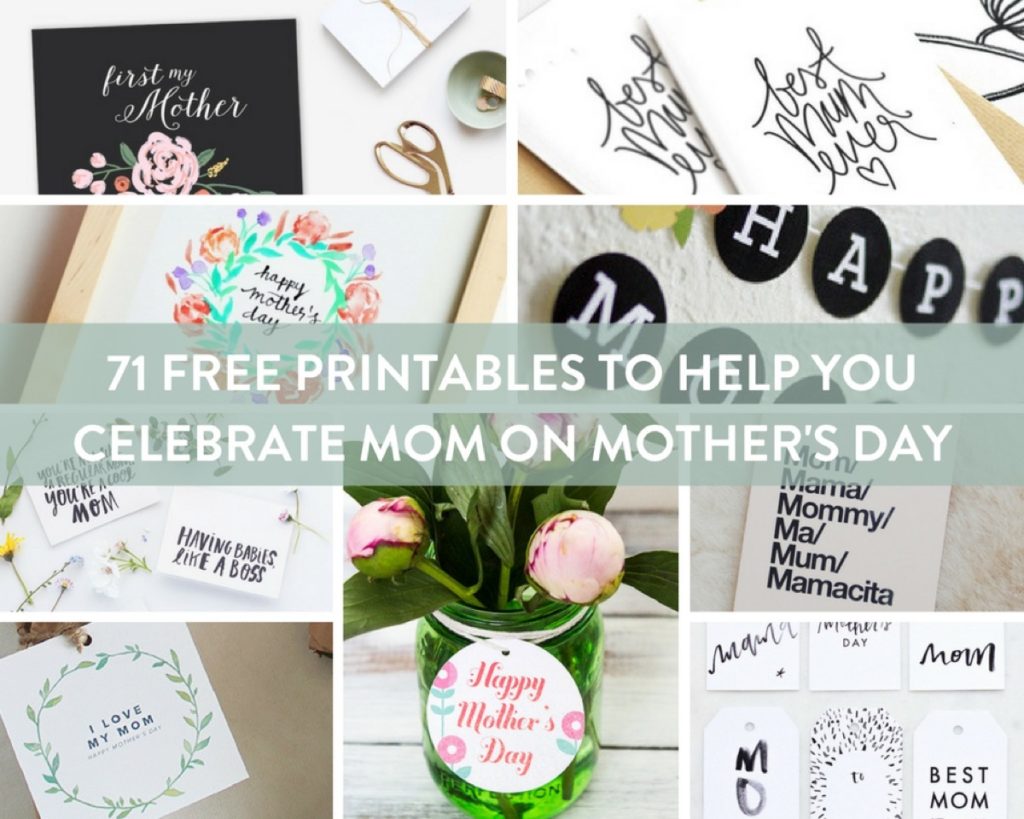 71 Free Mother's Day Cards and Printables