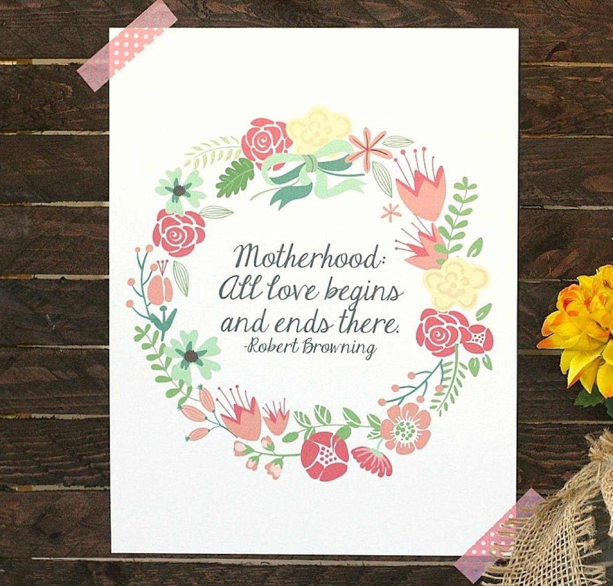 Printable Mother's Day Cards & Gifts That Every Mom Will Love
