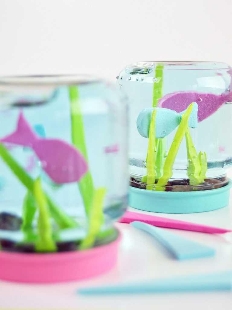 Kids Craft: Mini Fish Tank, Small Enough for a Dollhouse!