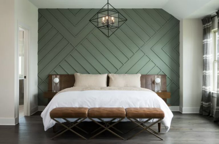 20 Creative Geometric Accent Wall Ideas - Curbly