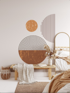 20 Creative Geometric Accent Wall Ideas - Curbly