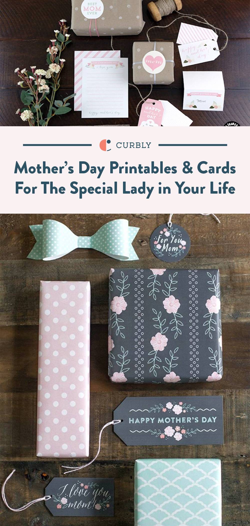 Mom’s Day Printables & Playing cards For The Particular Girl In Your ...