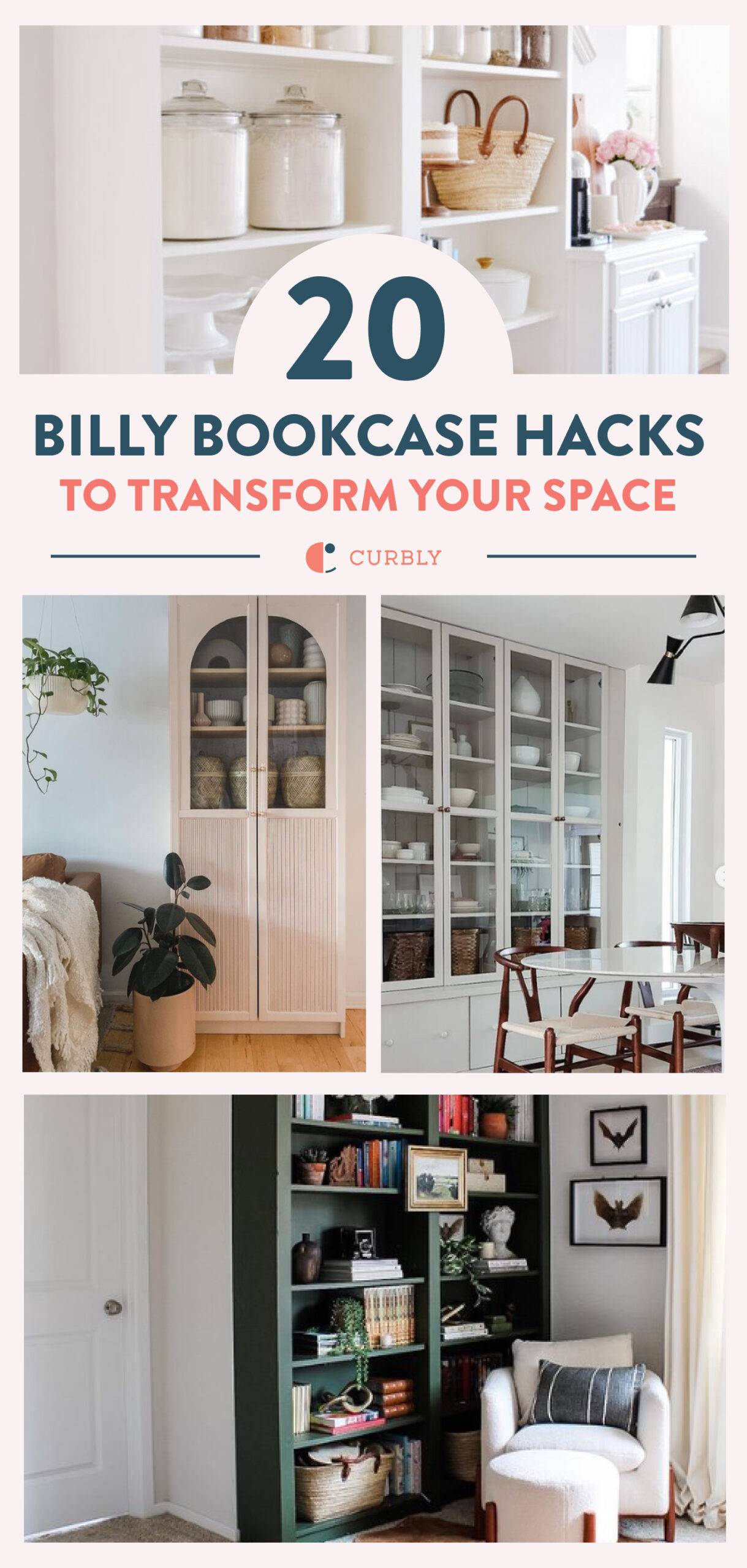 20 Ikea Billy Bookcase Hacks to Transform Your Space - Curbly