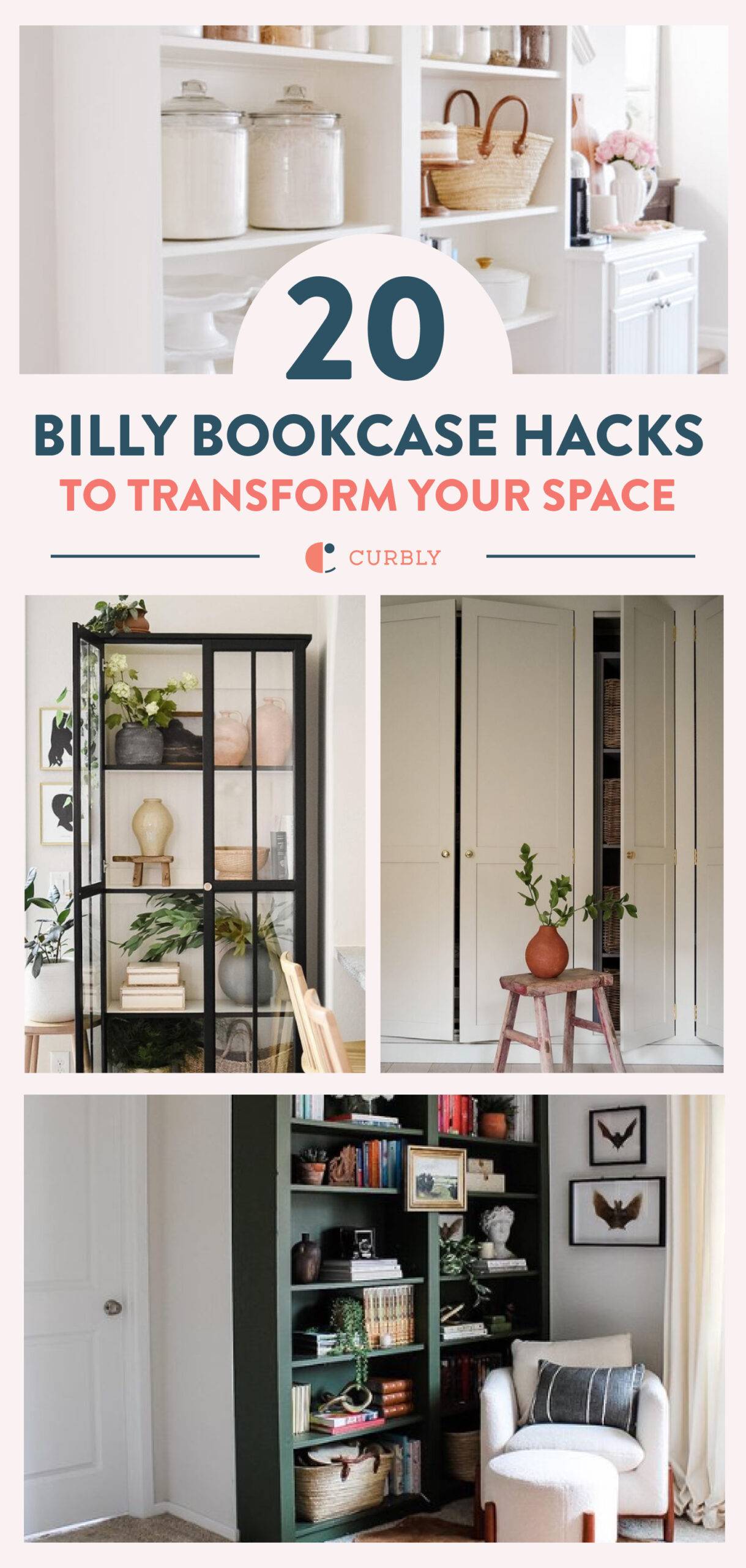 20 Ikea Billy Bookcase Hacks to Transform Your Space - Curbly