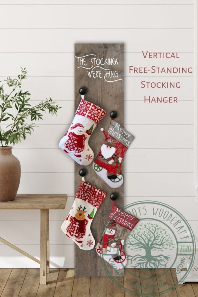 Christmas Stocking Hanging Ideas - No Fireplace Required