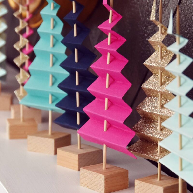 Make It! DIY Life-Sized Folded Paper Christmas Tree - Curbly