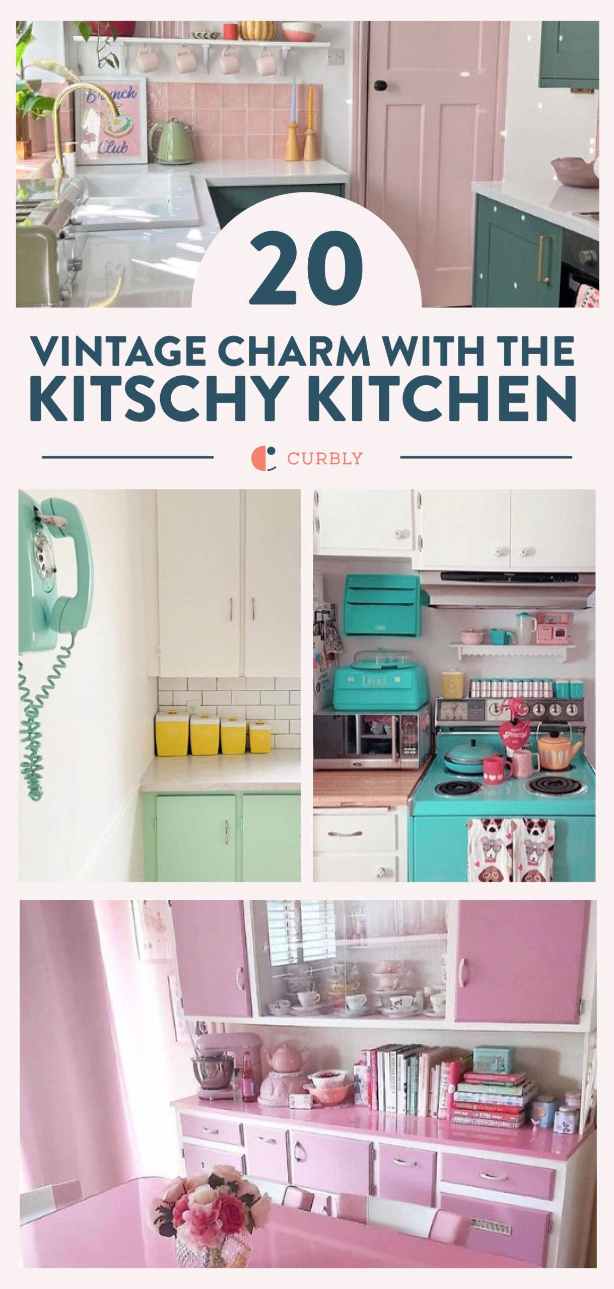 Retro Charm: 20 Kitschy Kitchens You'll Love - Curbly
