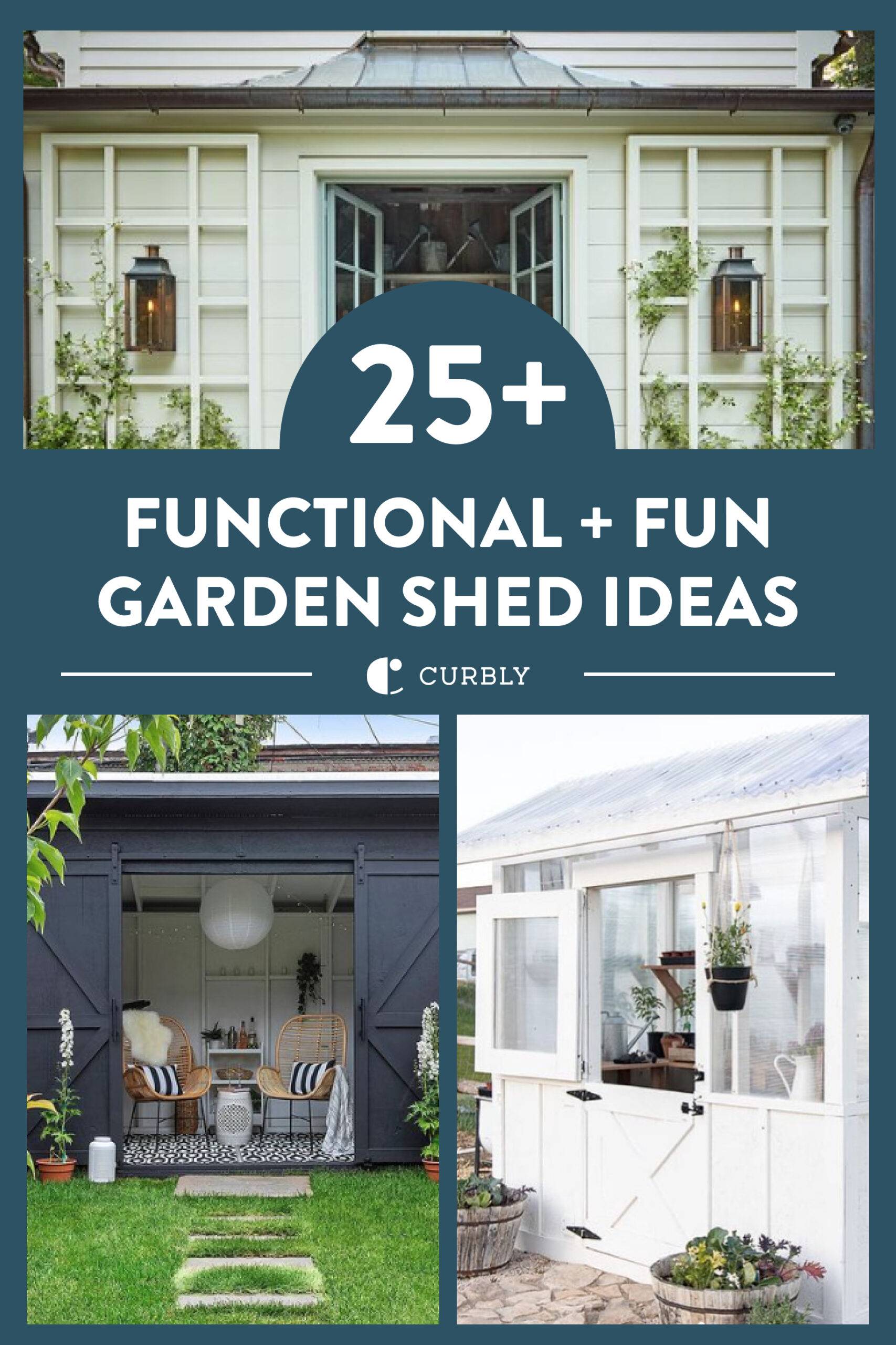 25+ Garden Shed Ideas for Beauty and Functionality - Curbly