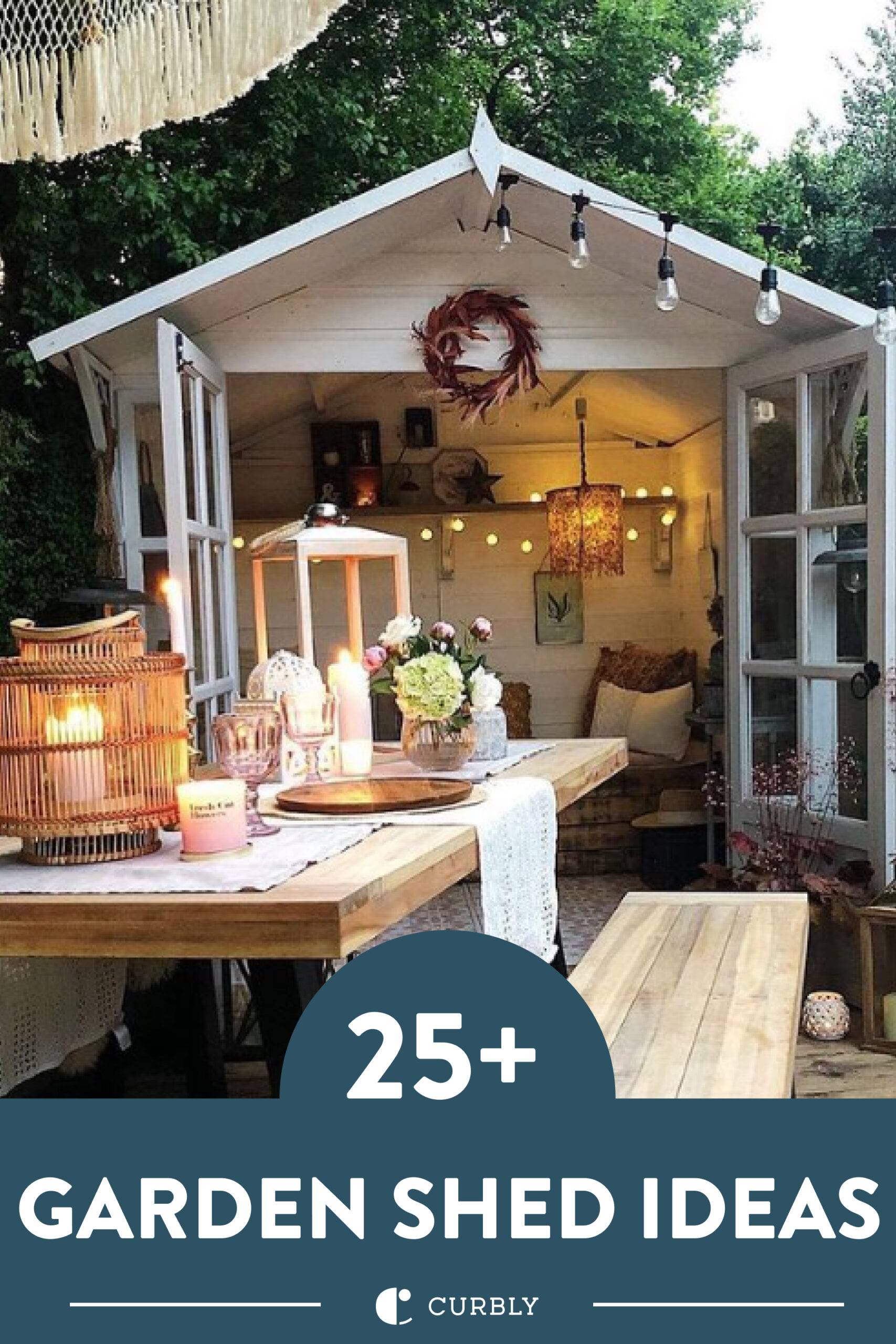 25+ Garden Shed Ideas for Beauty and Functionality - Curbly